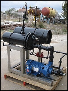 Bell and Gossett Shell and Tube Heat Exchanger Skid - 15 Sq. Ft.