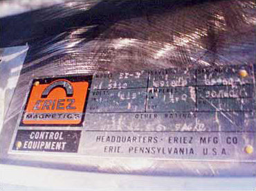 Eriez E-Z Tec III Metal Detector with MPC Control