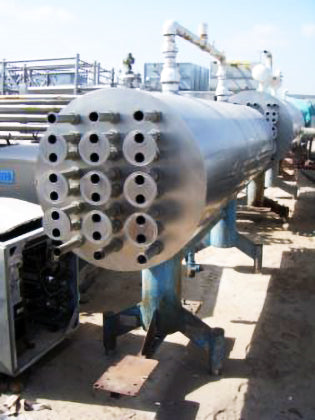 Chester-Jensen Co Stainless Shell and Tube Heat Exchanger - 94.2 sq. f