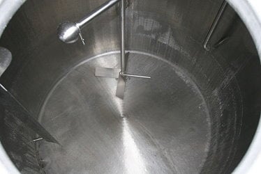 DCI Vertical Stainless Steel Steam Jacketed Process Tank with Agitator
