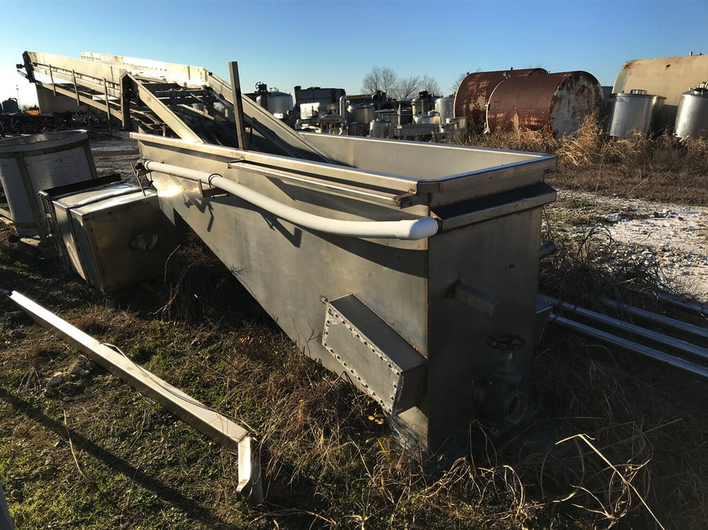 Elevated Conveyor with Wash Tank- 320 Gallon