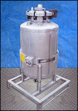 Emerson-Shearing Stainless Steel Single Shell Tank - 55 Gallons