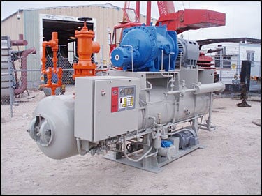 FES 505XB / Howden 255/1.45 Booster Rotary Screw Compressor Package