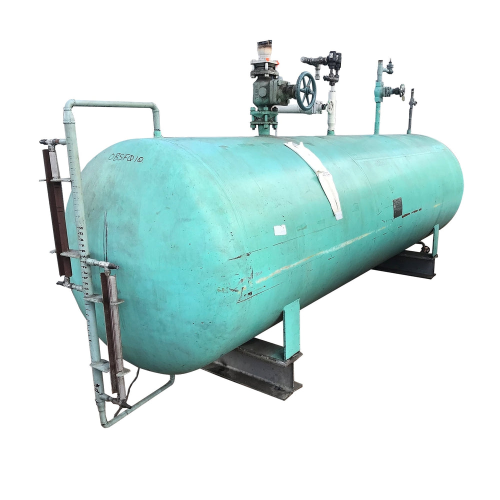 Frick Horizontal Ammonia Receiver Vessel - 1200 gallons