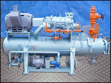 GEA FES 270 / Mycom 200L Screw Compressor Package - 350 HP