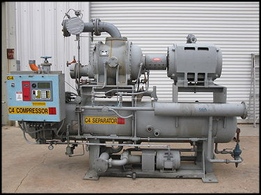 GEA FES / Howden Screw Ammonia Compressor Package - 250 HP