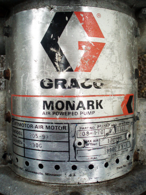 Graco Monark B90V Series Air Powered Pump