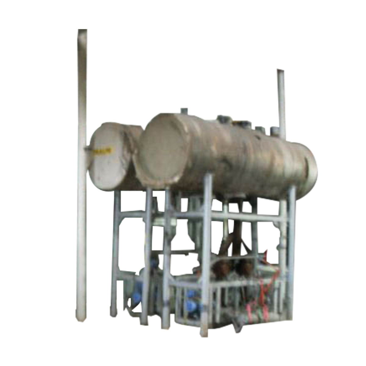 Horizontal Ammonia Recirculator - 12 ft. L x 4 ft. dia.