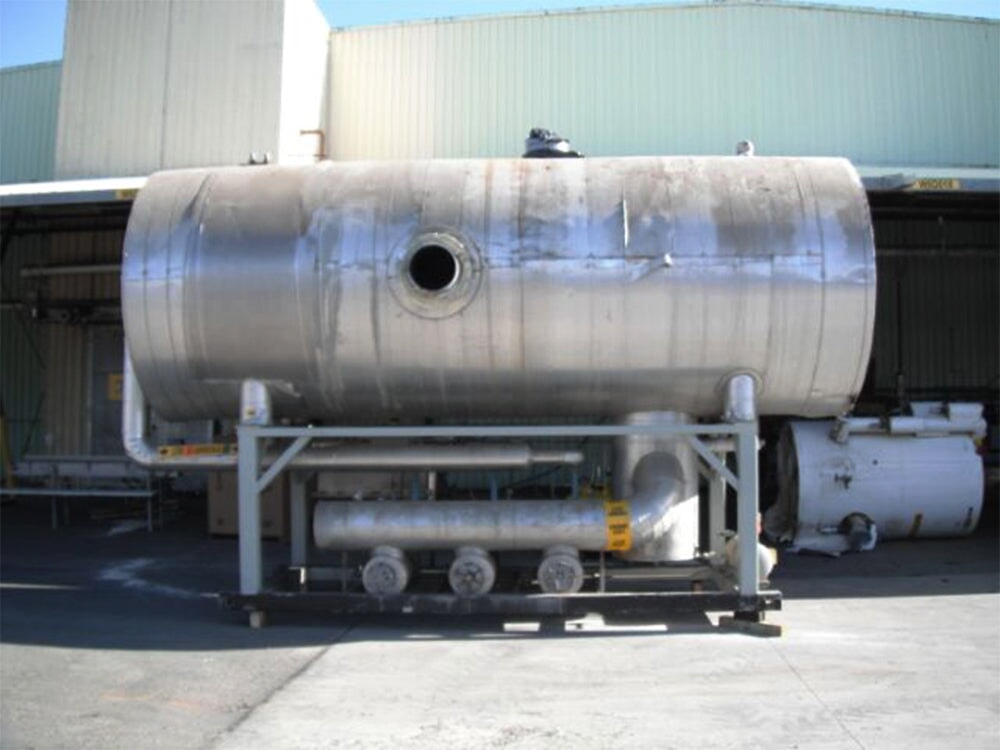 Horizontal Ammonia Recirculator - 20 ft. L x 8 ft. dia.