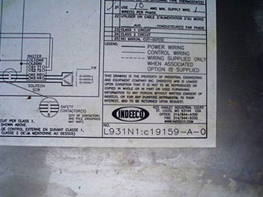 Indeeco Electric Duct Heater