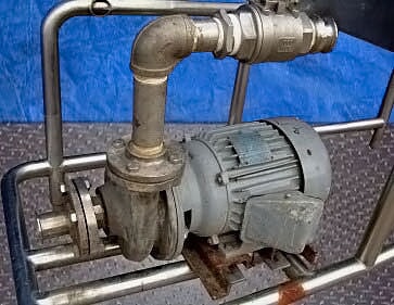 Klenzade CIP System with Pump and Valves