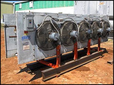 Krack 5-Fan Ammonia Evaporator - 9.7 Ton