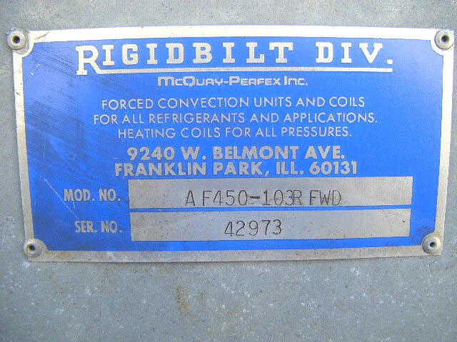 McQuay AF450 - 103RFWD Freon Evaporator Coil