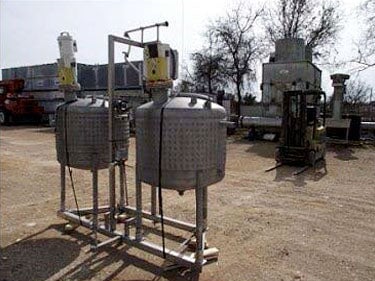 Precision Stainless, Inc. Sanitary Dimple Jacketed Mix Tanks - 100 Gal
