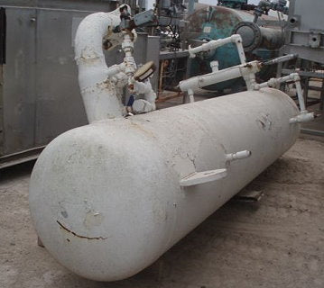 Refrigeration Valves and Systems Ammonia Surge Drum- 210 Gallon