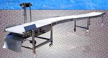 S-Shaped Stainless Steel Frame Transfer/Accumulation Conveyor