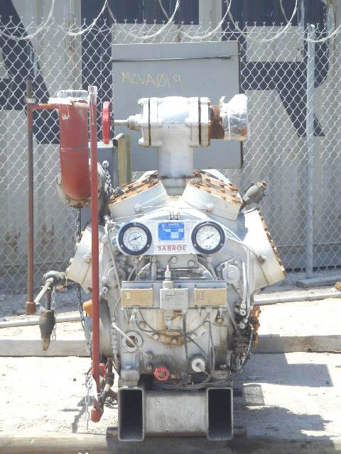 Sabroe SMC 116L Reciprocating Compressor Package (250 HP 2,300/4,160 V