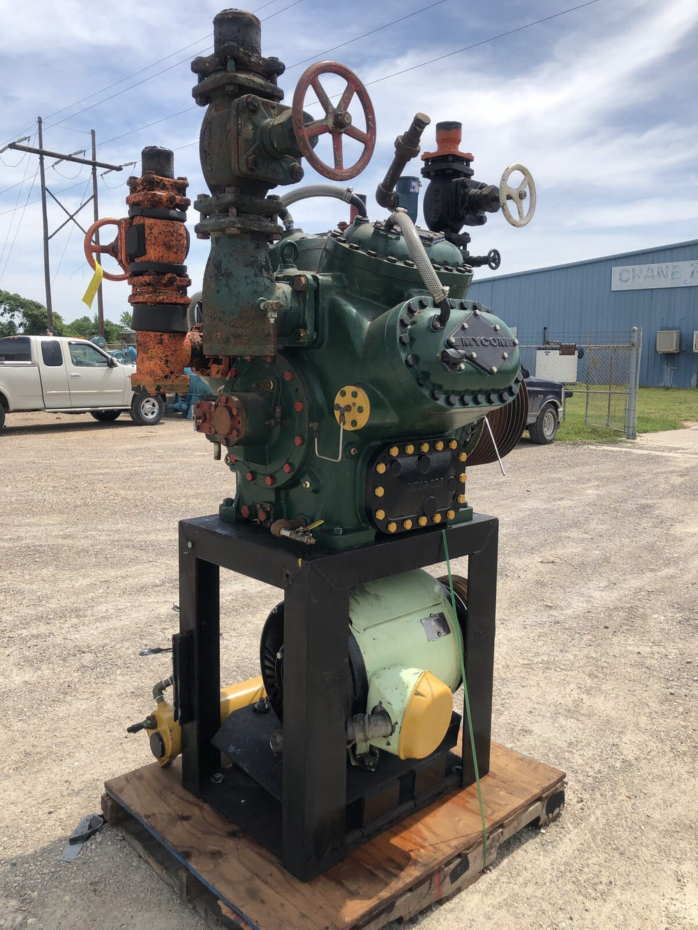 Mycom N62B 8-Cylinder Reciprocating Compressor Package (100 HP 230/460
