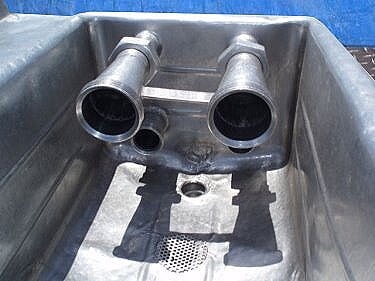 Stainless Steel 2-Compartment COP Tank- 100 Gallon