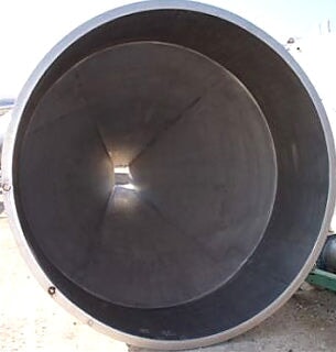 Stainless Steel Cone Bottom Tank - 750 Gallon