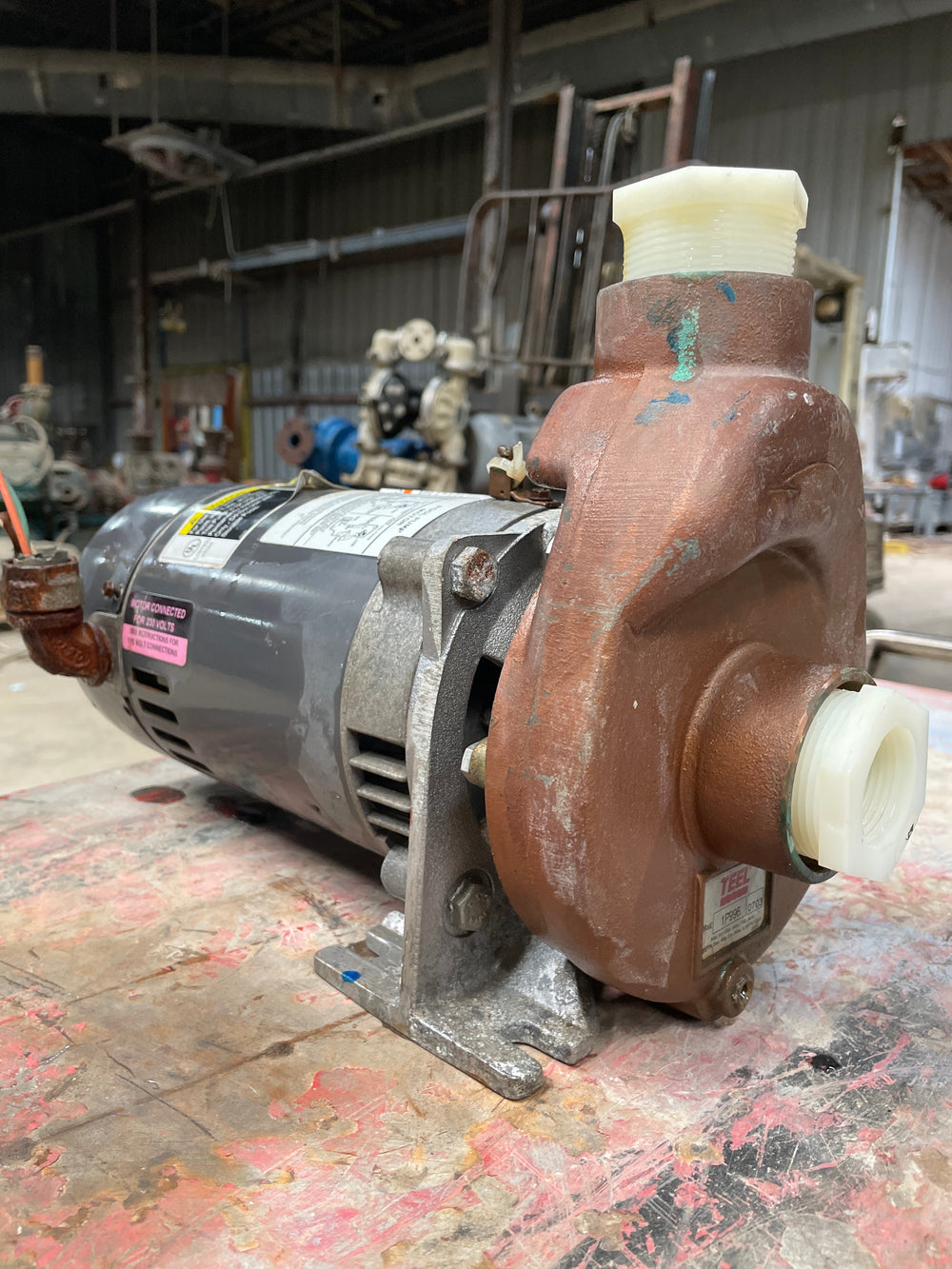 Teel 1P996 Centrifugal Pump (0.5 HP, 48 GPM Max)