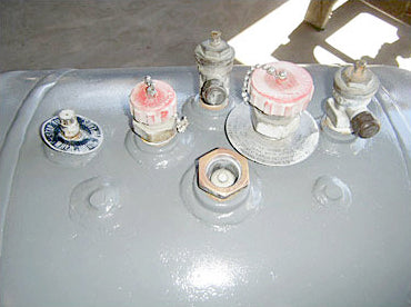 Western Tank and Shell Corporation Horizontal Propane Tank- 48.5 Gallo